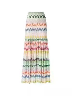 Missoni Chevron Pattern Maxi Skirt