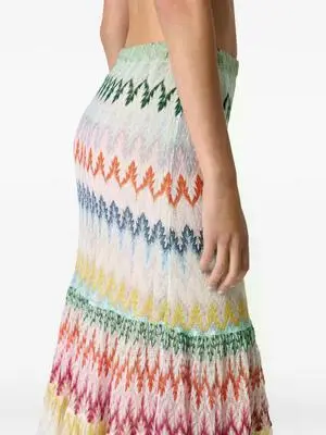 Missoni Chevron Pattern Maxi Skirt
