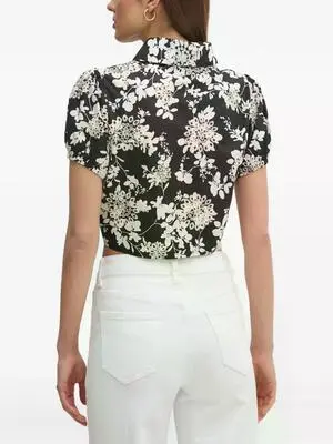 GAUDI Floral Tie-front Shirt