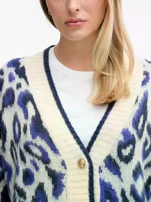 GAUDI Leopard-print Button-up Cardigan