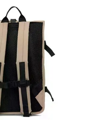 Rains Rolltop Buckled Backpack - Neutrals