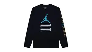 Jordan White Black Graphic Tee