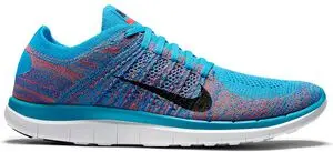 Nike Free 4.0 Flyknit - Blue Lagoon/bright Crimson/game Royal