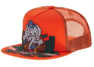 Supreme Elephant Mesh Back 5panel - Orange