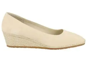 FERRAGAMO Campy Archive Limited Edition 1976 Espadrille Wedges - Bone
