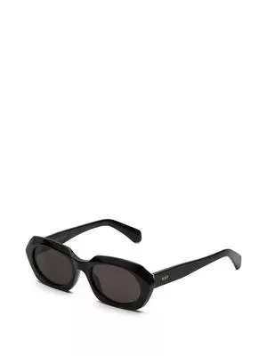 RETROSUPERFUTURE Epoca Oval Frame Sunglasses - Black