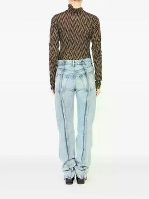 MAISON MARGIELA Five-pocket Split-leg Denim Pants