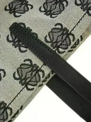 Loewe 2009 Patterned Canvas Tote Handbag