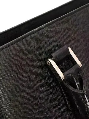 Burberry 1990s Leather Tote Handbag