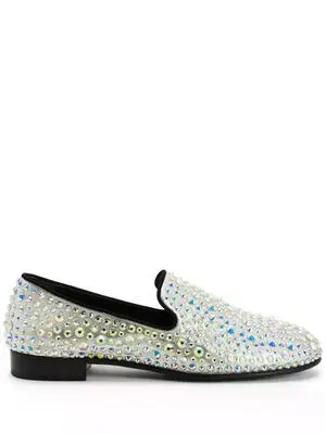 Giuseppe Zanotti Metallic Loafers For Men
