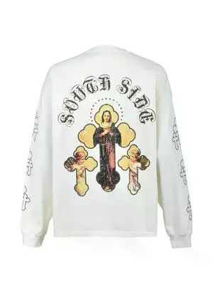 BREATH Cross Graphic T-shirt - Neutrals