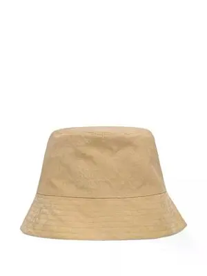 Pinko Embroidered-logo Bucket Hat - White