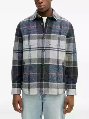 Barbour Plaid Shirt Jacket - Blue