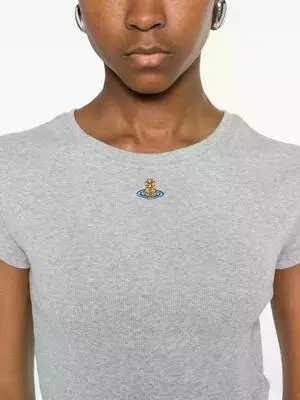 VIVIENNE WESTWOOD Logo-embroidered T-shirt