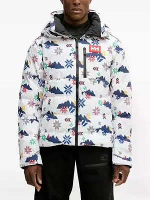Helly Hansen Kvitfjell Floral Print Jacket - White