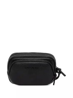 Armani Exchange Logo-plaque Wash Bag - Black