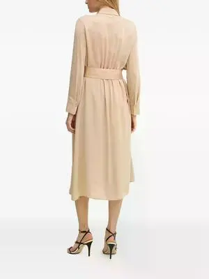 Armani Exchange Belted Shirt Dress