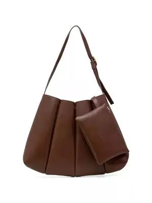 THEMOIRE Calipso Pleated-effect Shoulder Bag