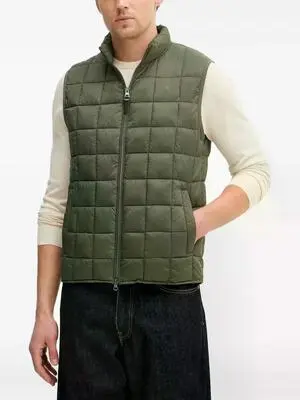 HACKETT Quilted Zip-fastening Gilet - Green