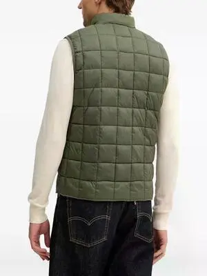 HACKETT Quilted Zip-fastening Gilet - Green