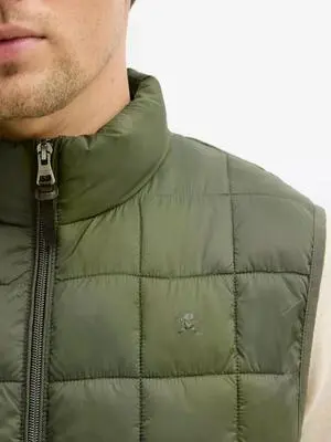 HACKETT Quilted Zip-fastening Gilet - Green