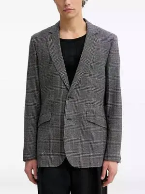 Rag & Bone Plaid-pattern Blazer - Grey