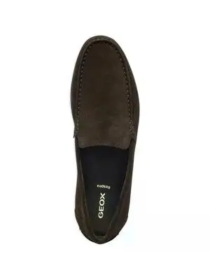 Geox Braided Suede Loafers