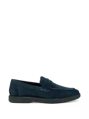 Geox Spherica Ec17 Suede Loafers - Blue