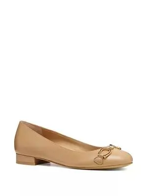 Geox Virnilisa B Buckle Ballet Flats - Neutrals