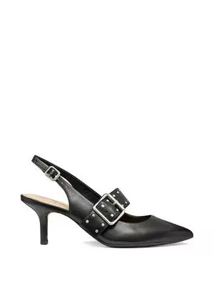Geox Kleopy Studded Buckle Pumps - Black