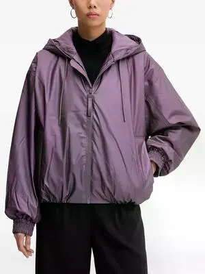 Rains Hooded Zip-fastening Jacket - Purple