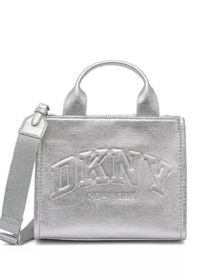Dkny Metallic-effect Tote Bag
