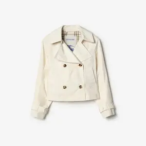 Burberry Cropped Lightweight Ladybrook Trench Jacket