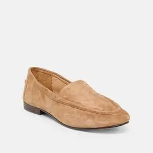 DOLCEVITA Mattie Loafers - Camel Suede