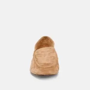 DOLCEVITA Mattie Loafers - Camel Suede