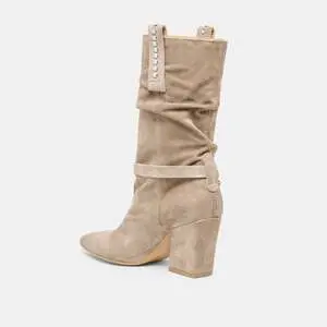 DOLCEVITA Morla Suede Boots - Taupe Suede