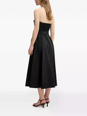 GAUDI Belted Zip-up Midi Dress