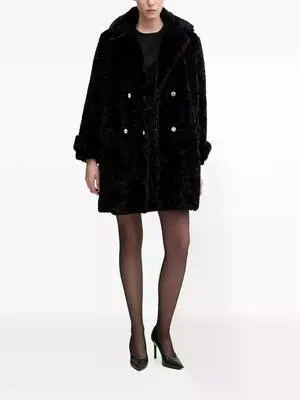 GAUDI Button-fastening Textured Coat