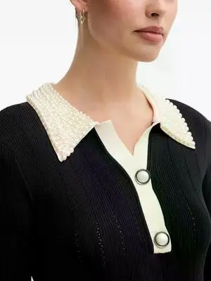 GAUDI Collar-embellished Polo Top