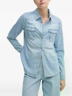 GAUDI Chest-pocket Shirt - Blue