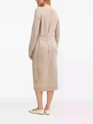 GAUDI Tie-waist Midi Dress