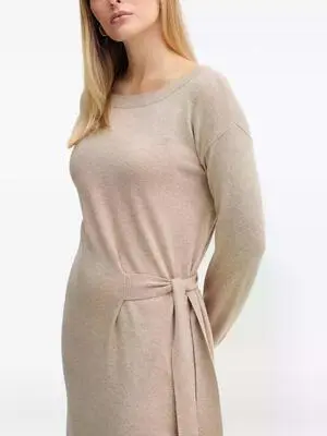 GAUDI Tie-waist Midi Dress