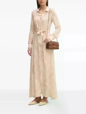 GAUDI Tie-waist Maxi Dress