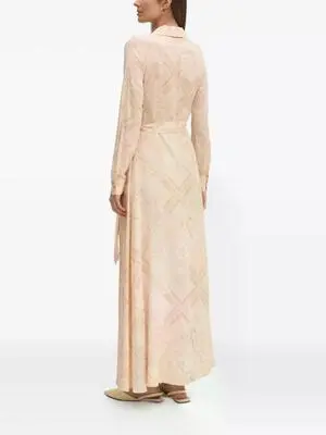 GAUDI Tie-waist Maxi Dress