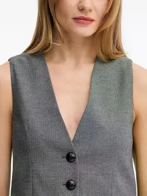 GAUDI Button-up V-neck Waistcoat