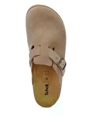 DR. SCHOLL'S SHOES Buckle-fastening Suede Mules