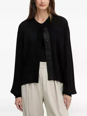 Armani Exchange Buttoned Cardigan - Black