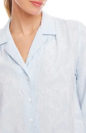 Karen Kane Embellished Button-up Shirt
