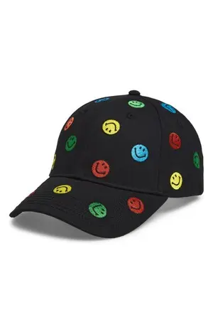 MARKET Smiley® Patch Baseball Cap - Black