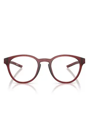 SCUDERIA FERRARI 49mm Phantos Optical Glasses - Matte Red Bordeaux/demo Lens